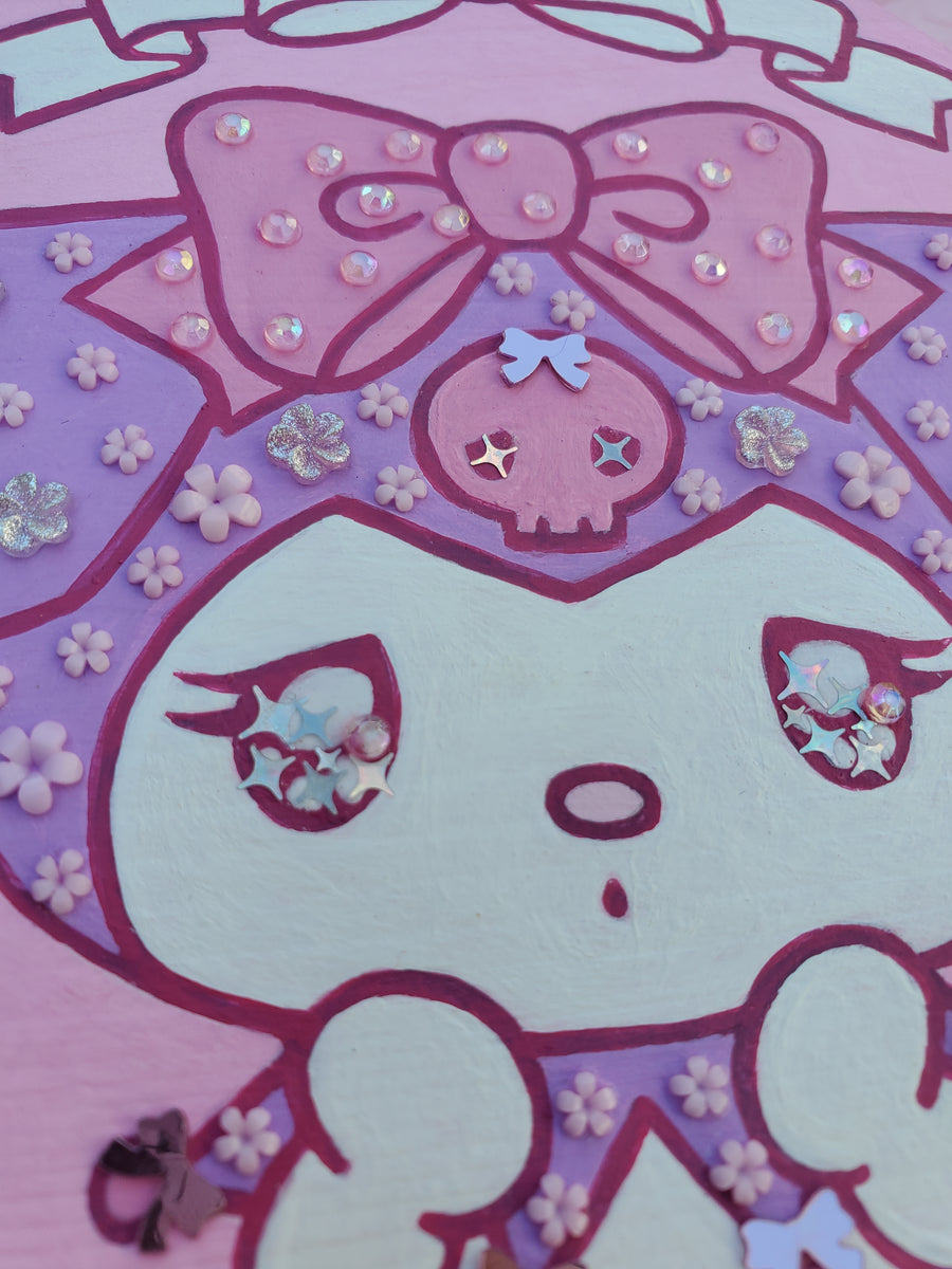 Kuromi Decora Painting – Black Magic Cat